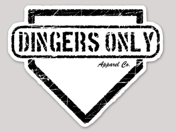 3" Dingers Only Decal - DingersOnly