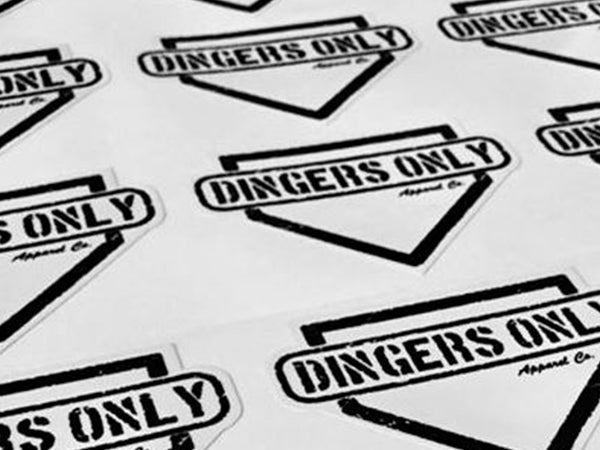 3" Dingers Only Decal - DingersOnly